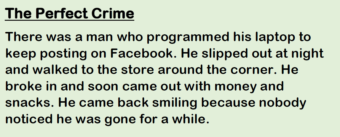 Mini Sagas – A Creative Writing Project of 3c – KKN BLOG